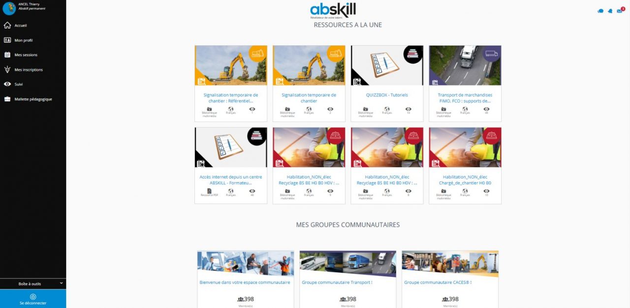 Plateforme de formation en ligne : notre solution ABSKILL Academy | ABSKILL